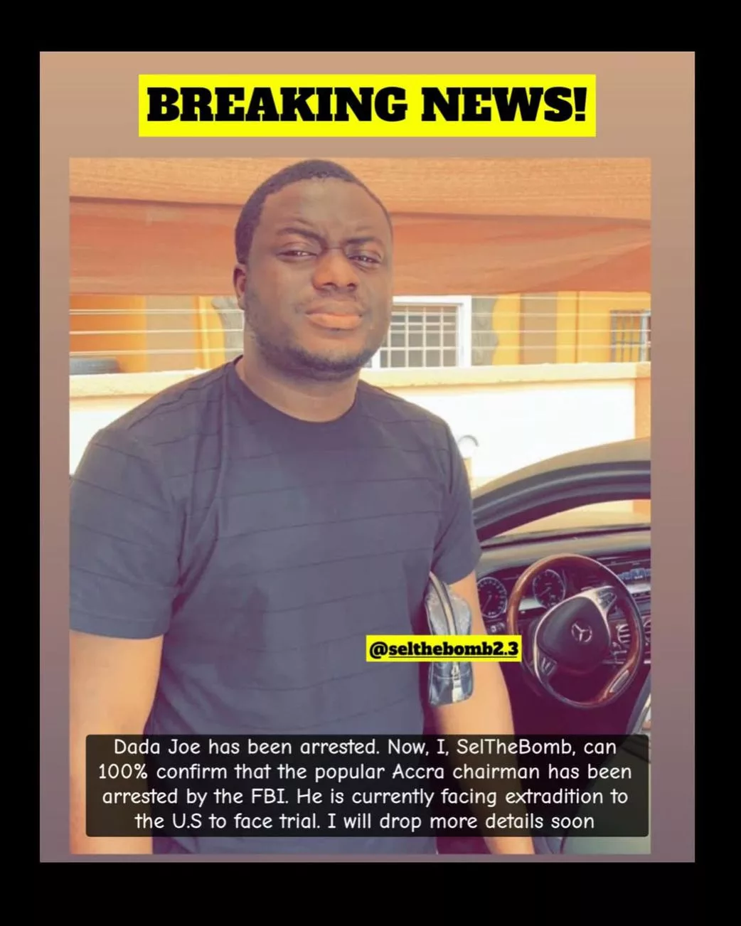 Dada Joe remix nabbed in alleged FBI sting; Faces US extradition - GhPage