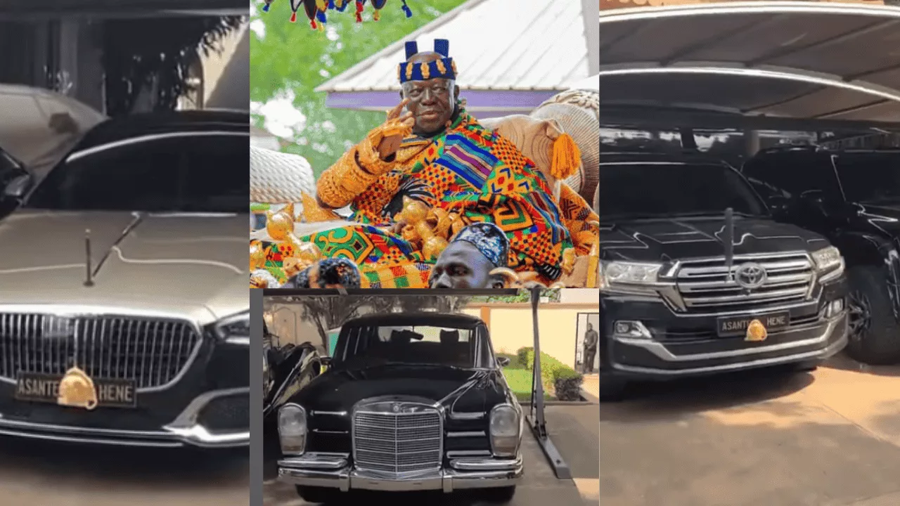 Otumfuo Osei Tutu II's Magnificent Car Collection Revealed In Rare ...
