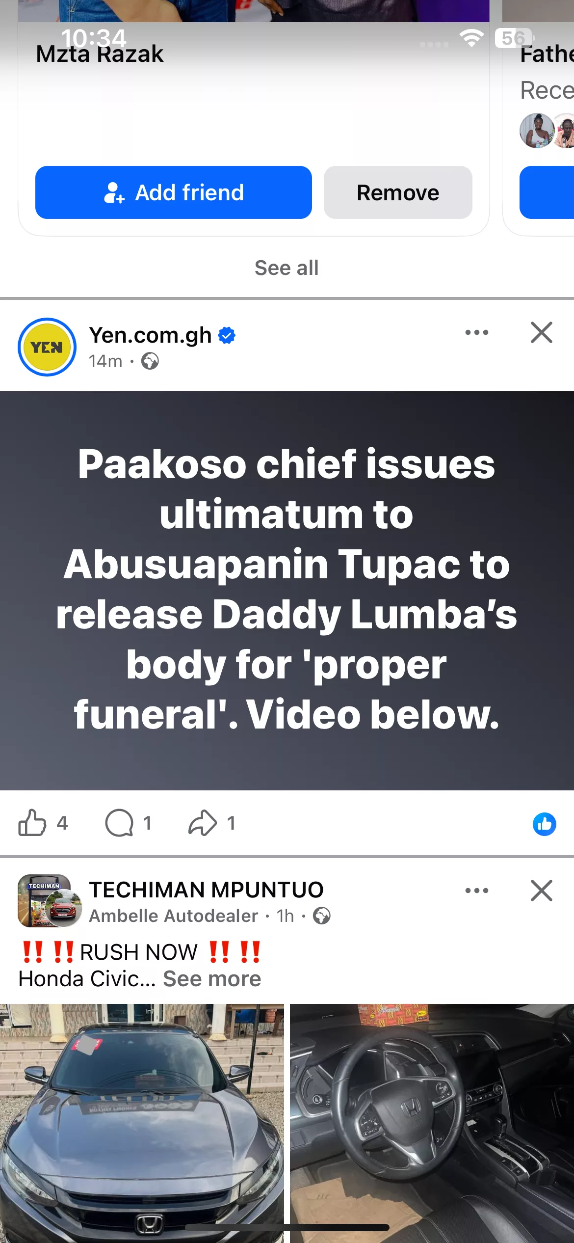 Paakoso chief allegedly warns Abusuapanin Tupac to release the body of ...